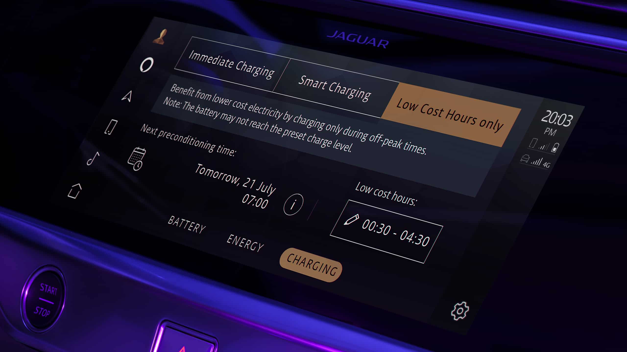 Electric Vehicle: Set up and APPs | Jaguar