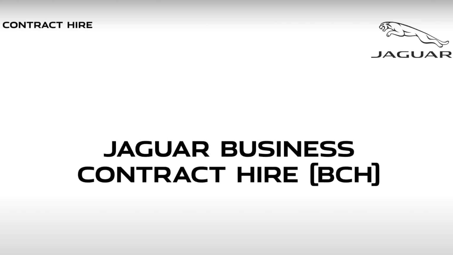 Business Contract Hire | Jaguar Finance | Jaguar UK